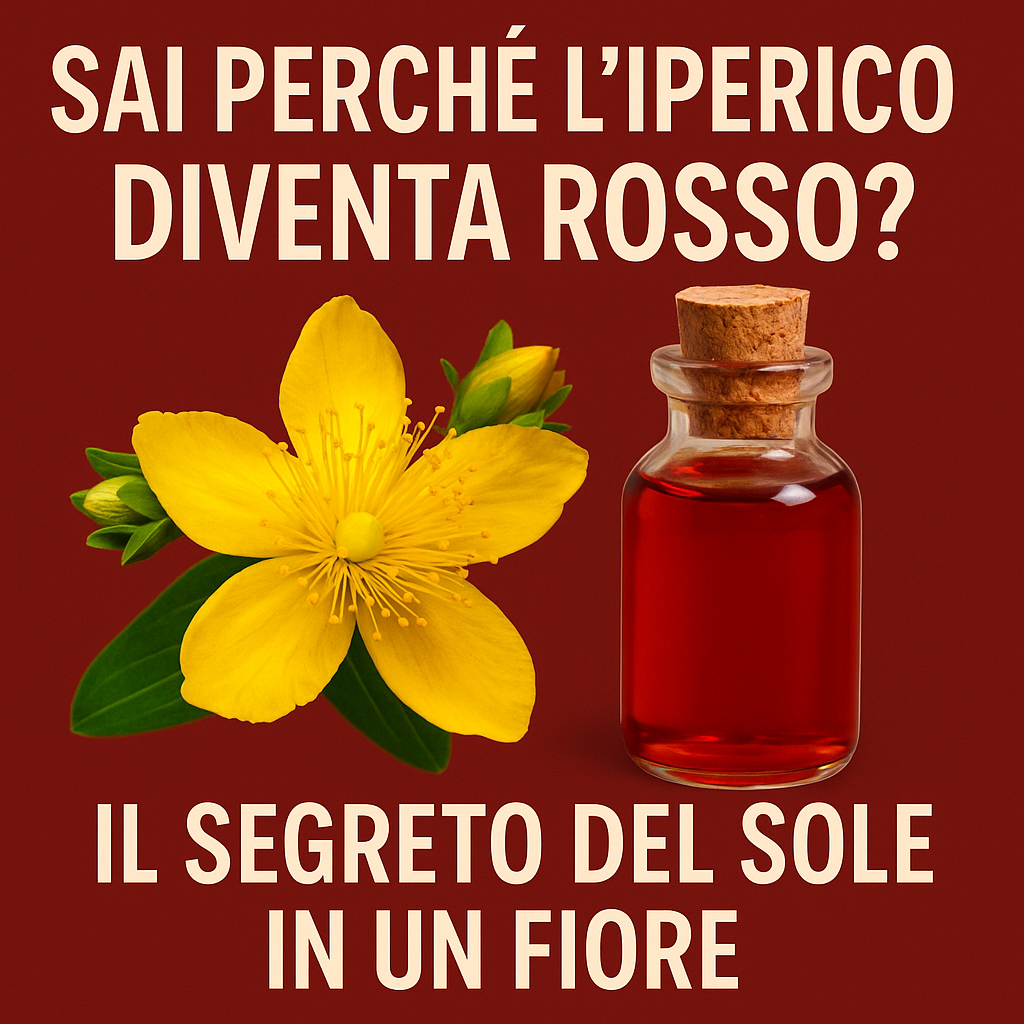 🌿 Sai Perché l’Iperico Diventa Rosso? Il Segreto del Sole in un Fiore ...