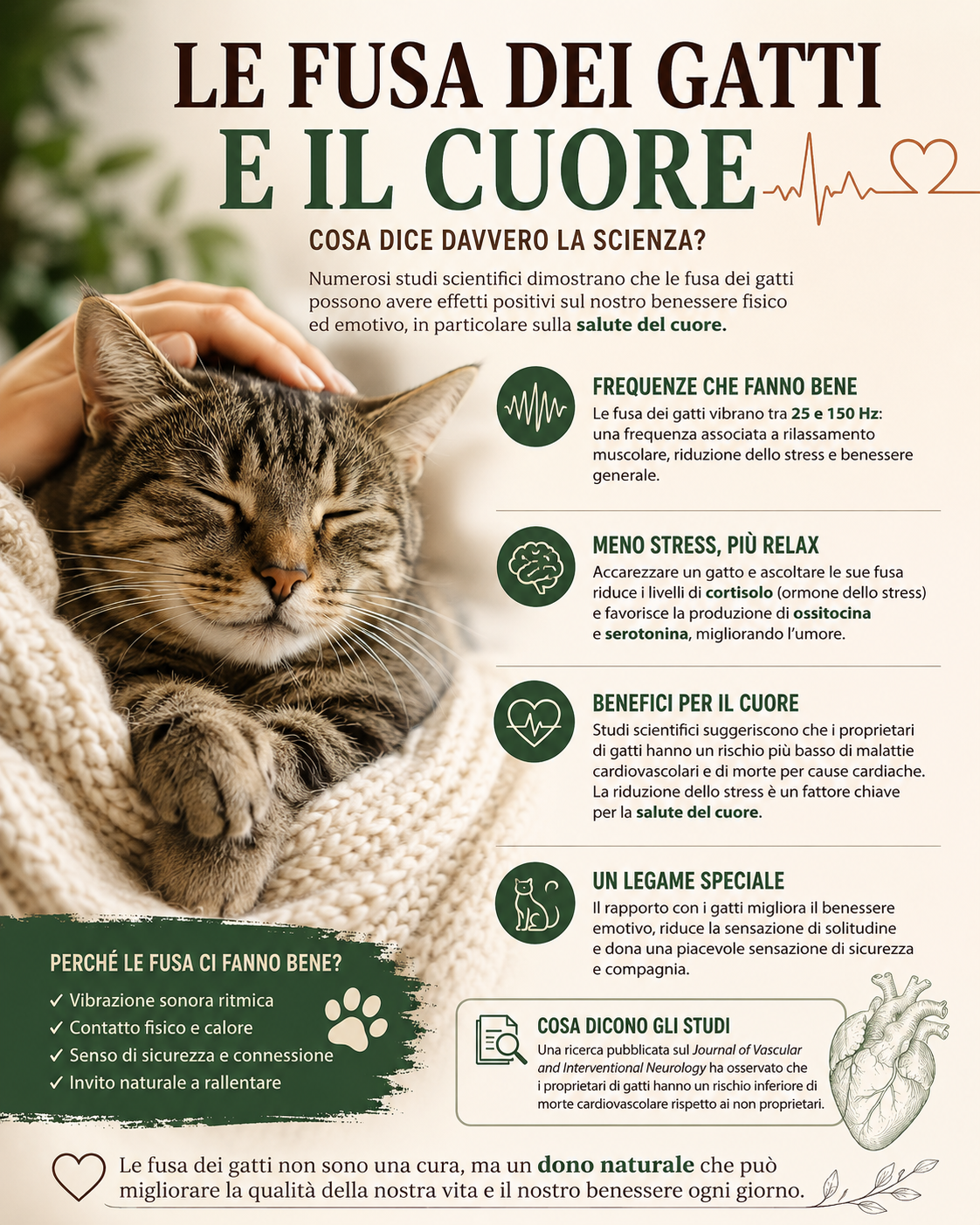 Le Fusa dei Gatti Fanno Bene al Cuore? Cosa Dice la Scienza su Stress ...